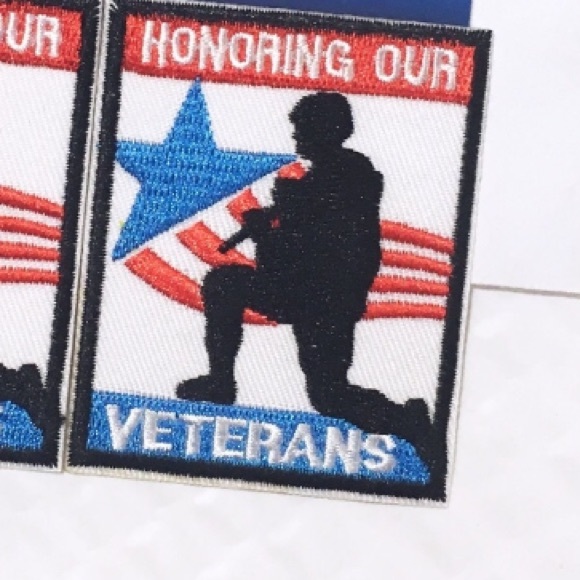 Accessories | New Honoring Veterans Iron On Patches Easy Badges | Poshmark